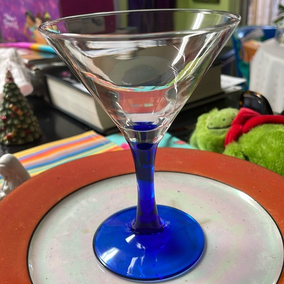 Luminarc | Kitchen | Small Martini Blue Stemware These Are So Nice Made ...